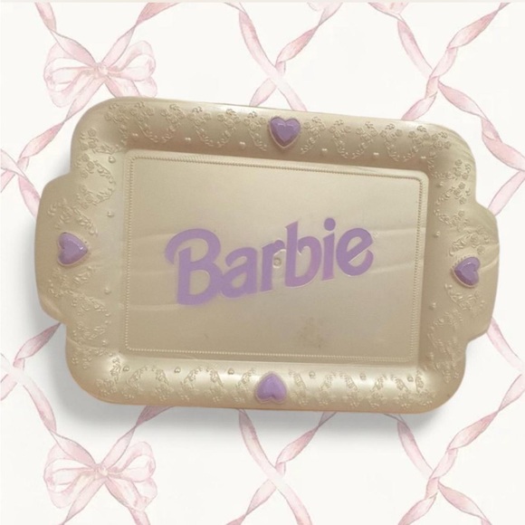 Barbie | Toys | Vintage 996 Barbie Plastic Girls Decorative Serving ...